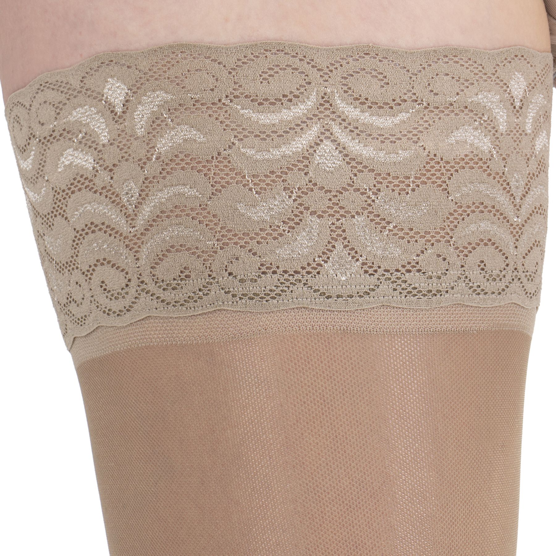 YOURSPRING Halterlose Stützstrümpfe | leichte Beine